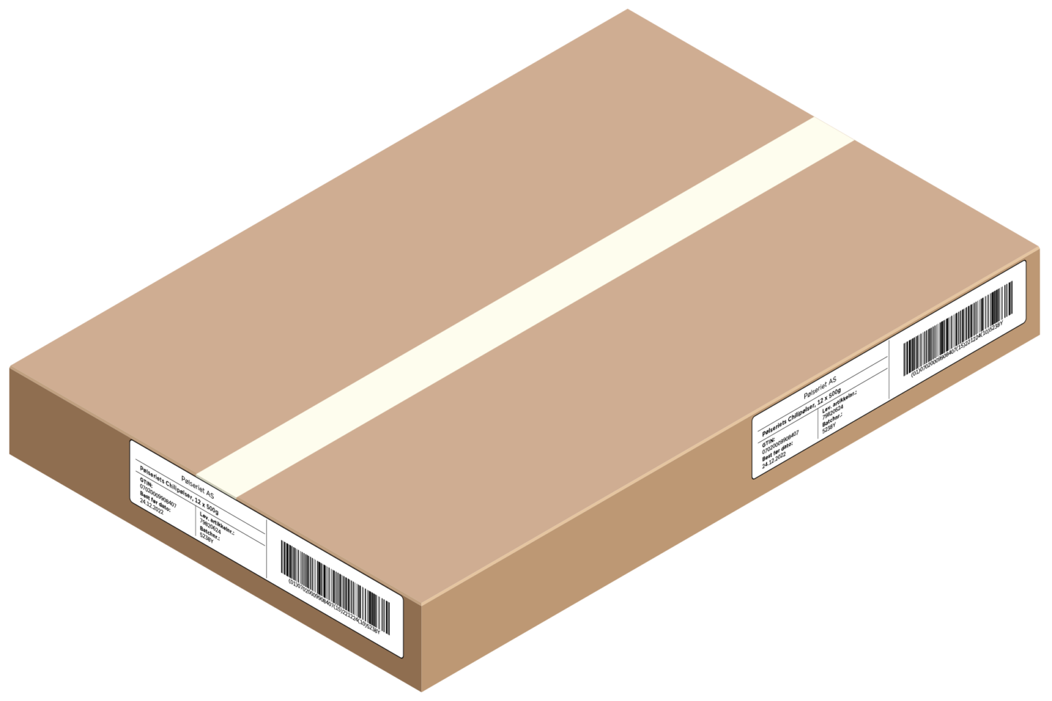 Picking, packing and labelling of the delivery – Stand